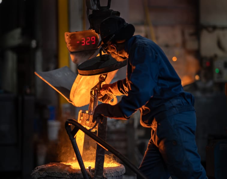 Fundiciones de hierro hechas en las instalaciones de Fundiciones Roma